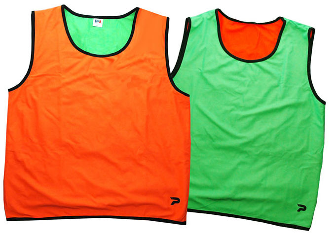 Eagle Sports | REVERSIBLE TRAINING SINGLET ORANGE / GREEN - LARGE