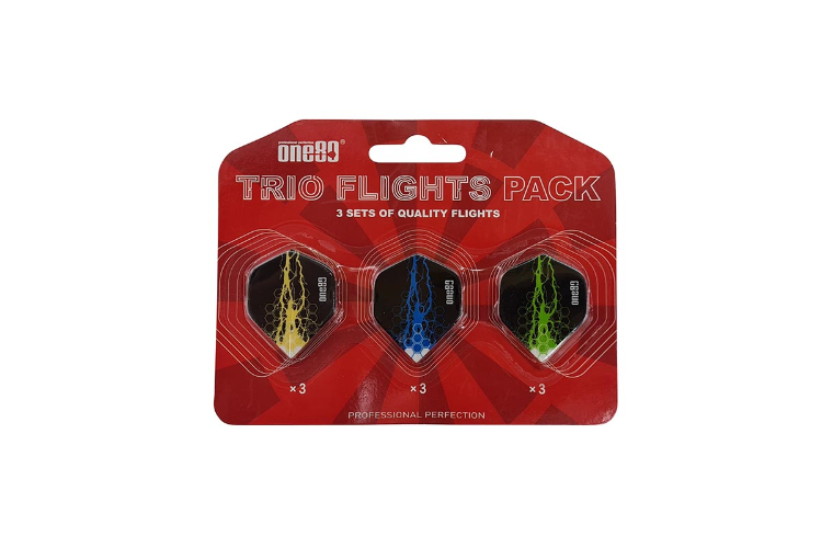 Eagle Sports | ONE80 DART TRIO FLIGHTS PACK STANDARD - SET NO. 3 - CHARGE