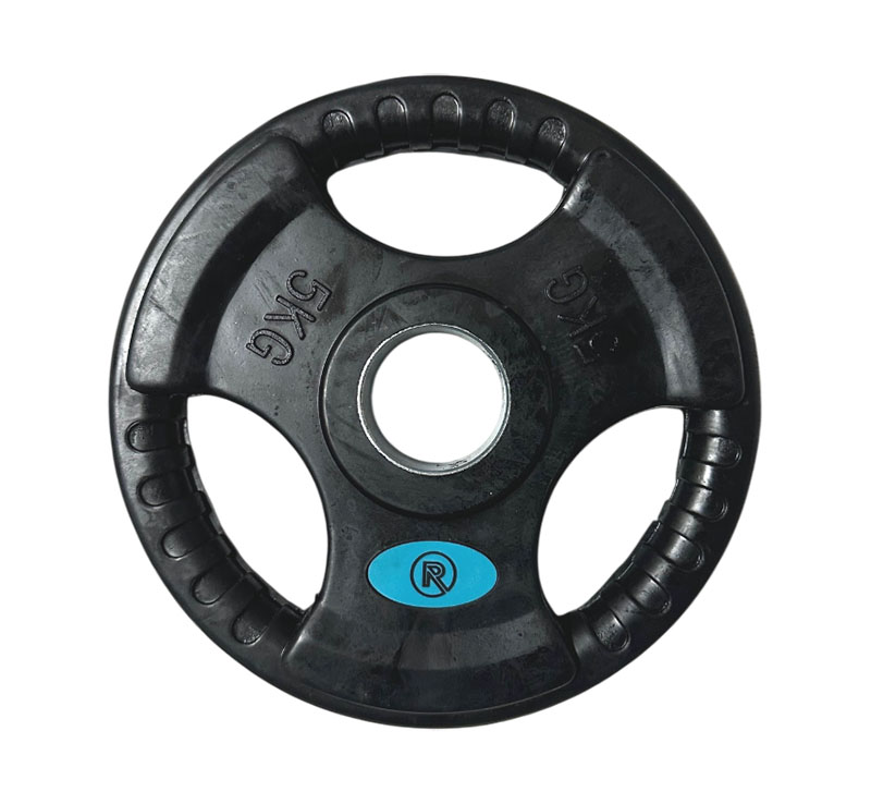Eagle Sports | RINGMASTER OLYMPIC RUBBER WEIGHT PLATE EZY GRIP - 5KG